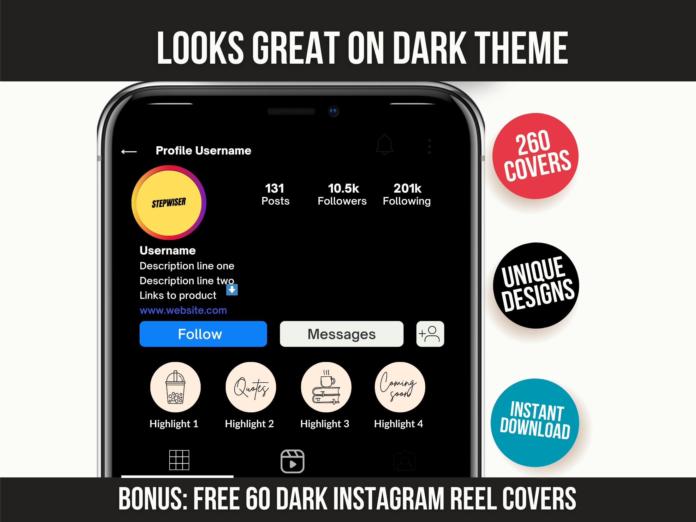 260 Boho Line Art Instagram Highlight Covers, Minimal Neutral Aesthetic ...