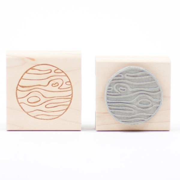 Planet Rubber Stamp - Etsy