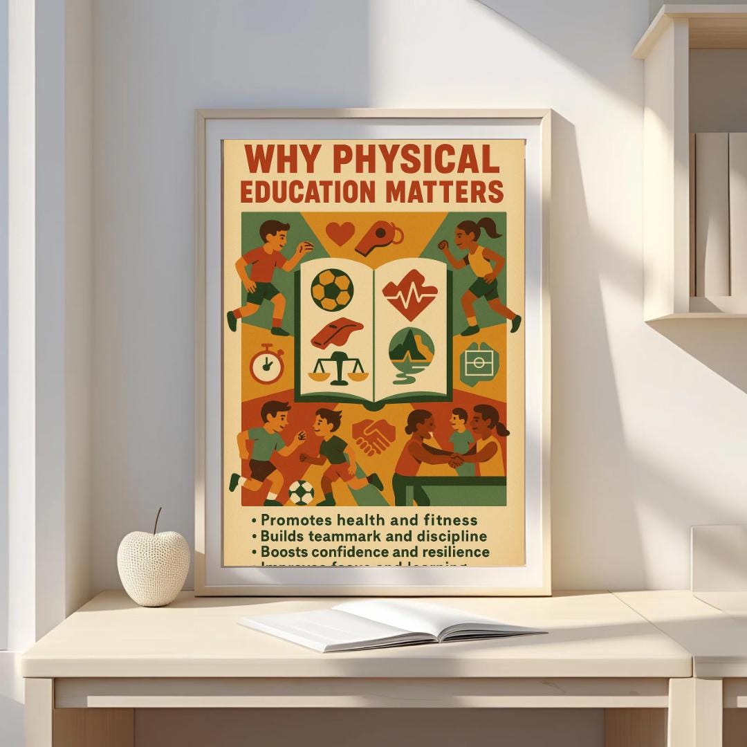 Classroom Poster – Why Physical Education Matters | Gym & Sports ...