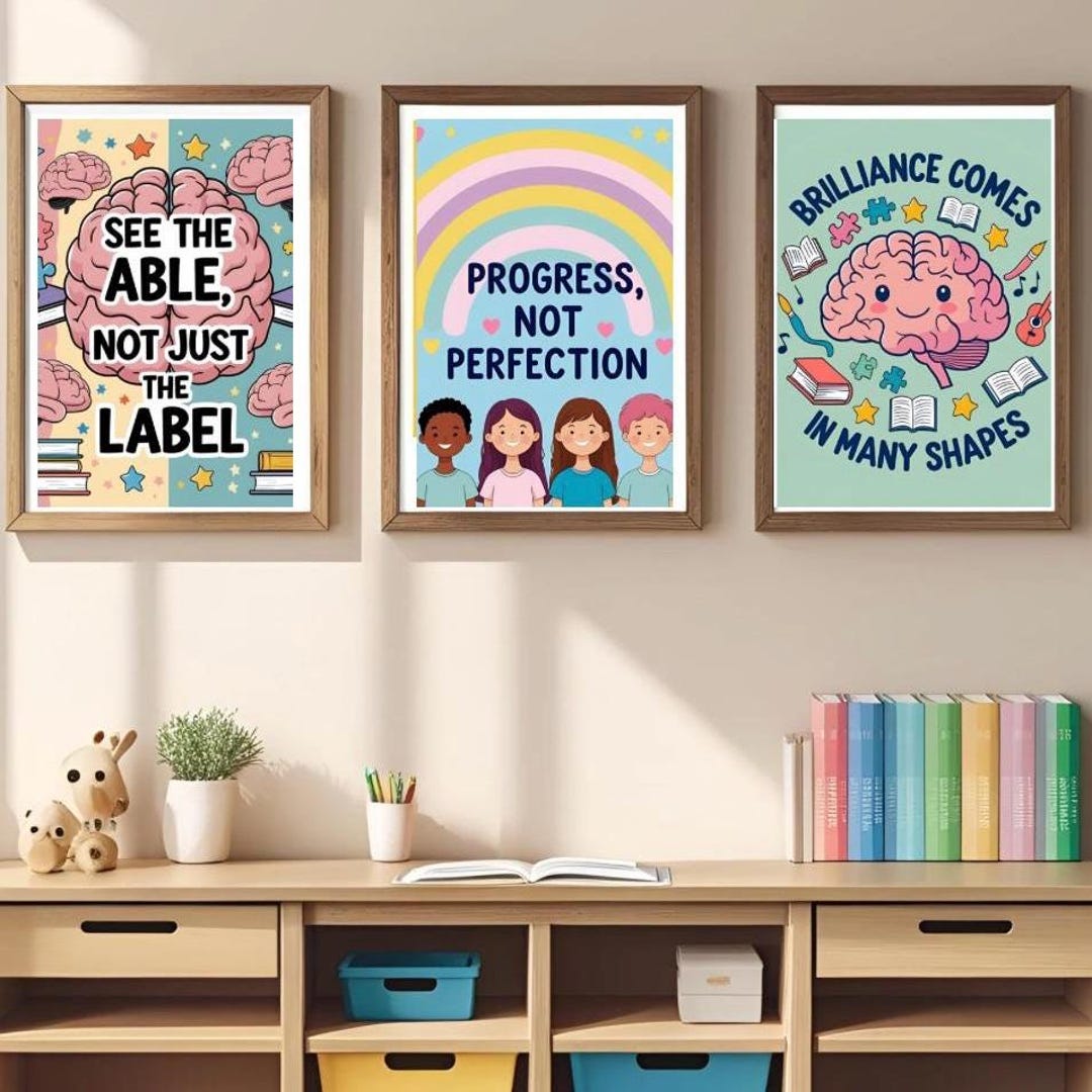 Inclusive Classroom Poster Bundle – Growth Mindset, Neurodiversity ...
