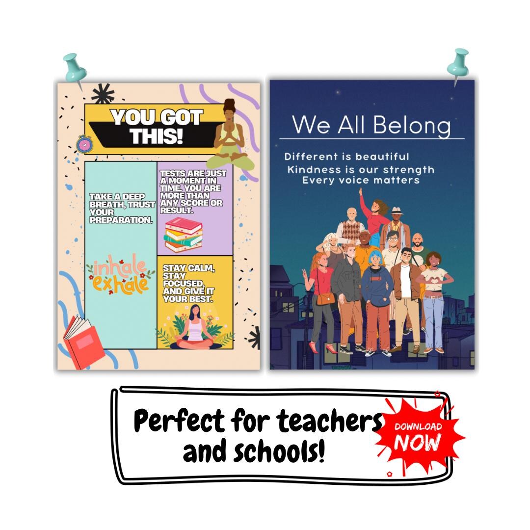 Classroom Posters for Inclusion, Motivation & Neurodiversity - Etsy