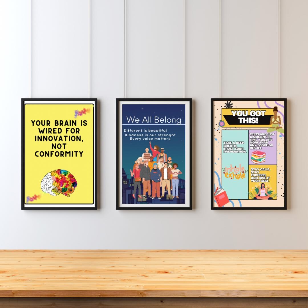 Inspiring Classroom Posters for Inclusion, Motivation & Neurodiversity ...