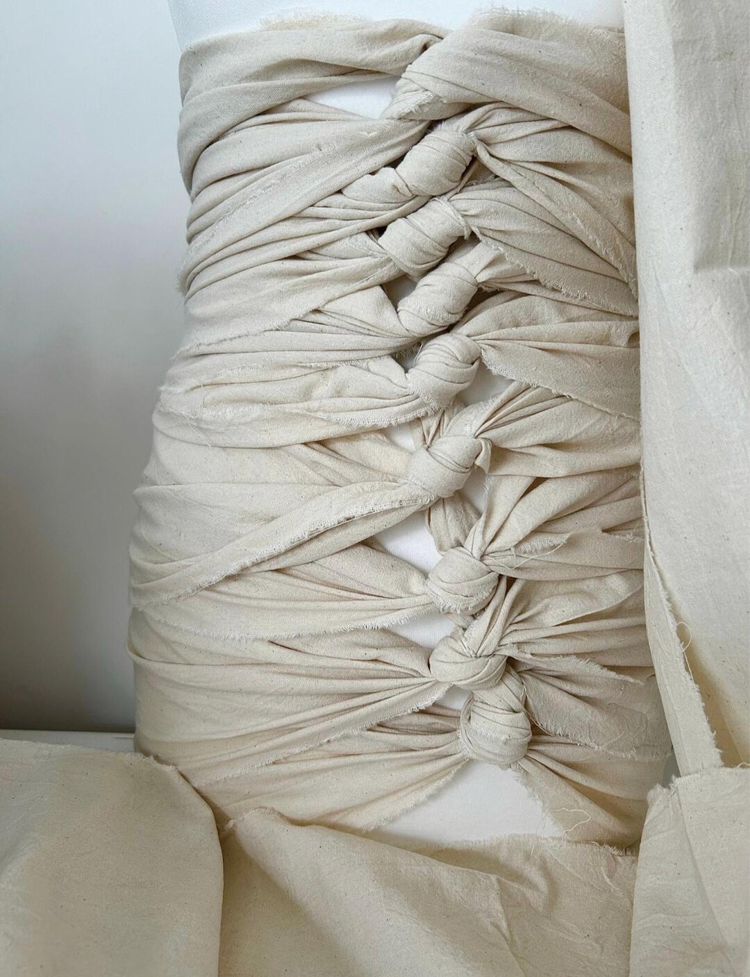 Bengkung Belly Bind Natural | Bengkung Belly Binding | Raw Edge Cotton ...