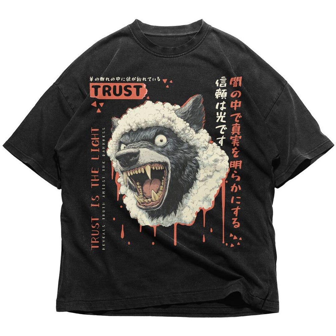 Nene Miles Trust is the Light Japanese Wolf Shirt, Weird Sheep Tokyo ...
