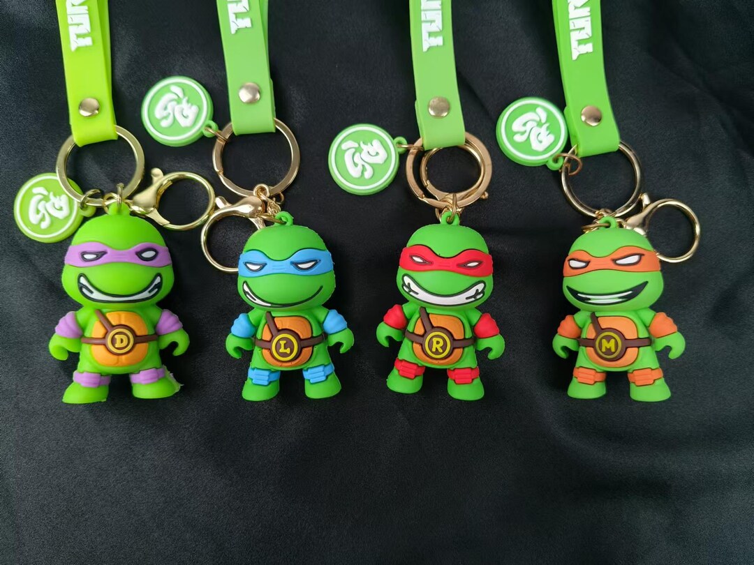Ninja Turtles Keychain-ninja Turtles Silicone Keychain-ninja Turtles ...