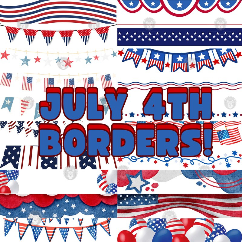 Memorial Day Border - Etsy