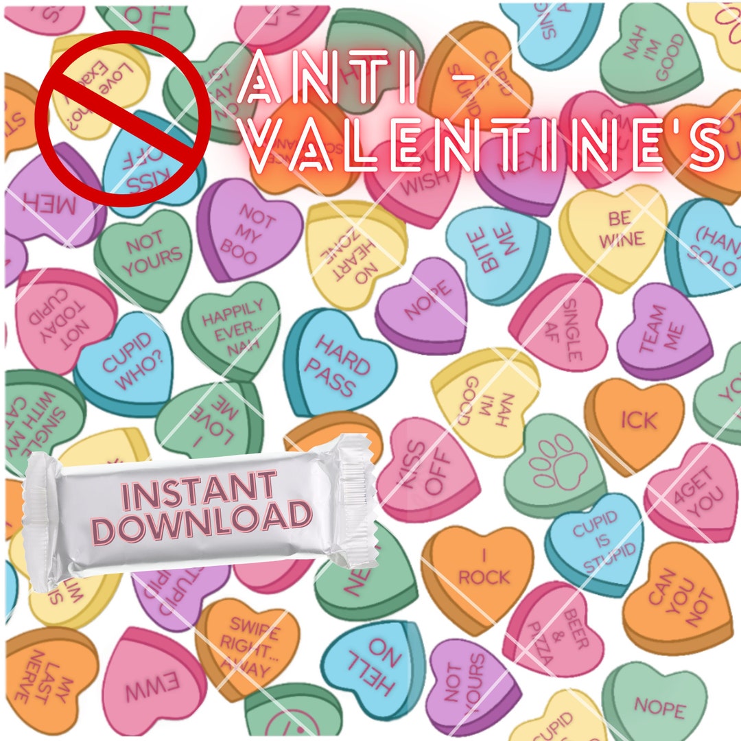 Eww Valentines Day Candy Hearts Png, Funny Valentine Day Png, Happy ...