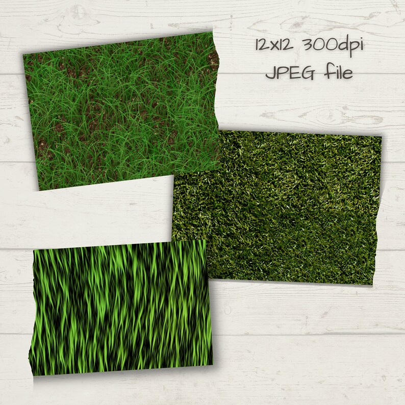 GRASS Lawn Yard Green Texture Seamless Digital Papers, Digital ...