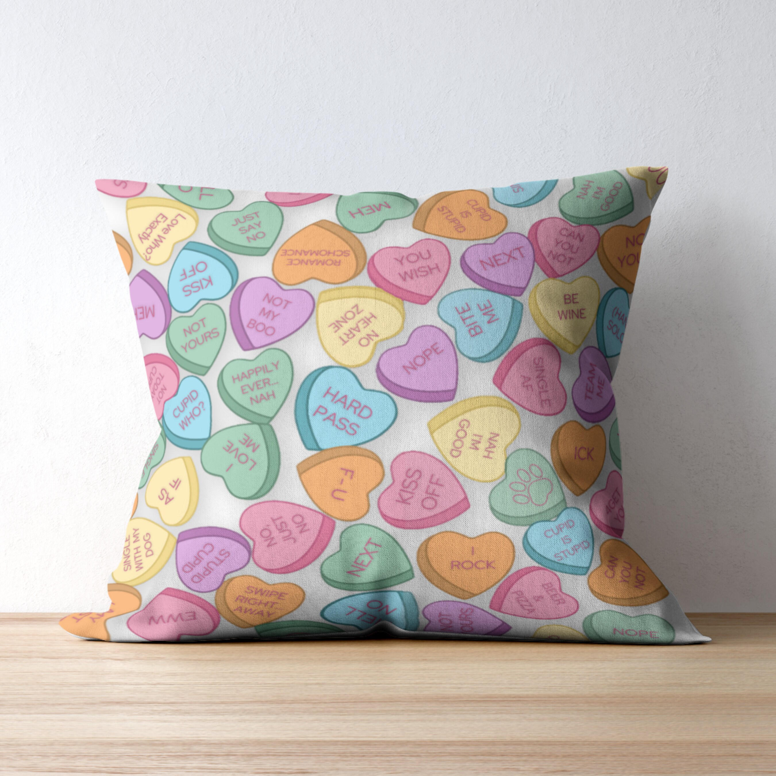 Anti Valentine Candy Hearts PNG | Funny Sarcastic Valentine Clipart ...