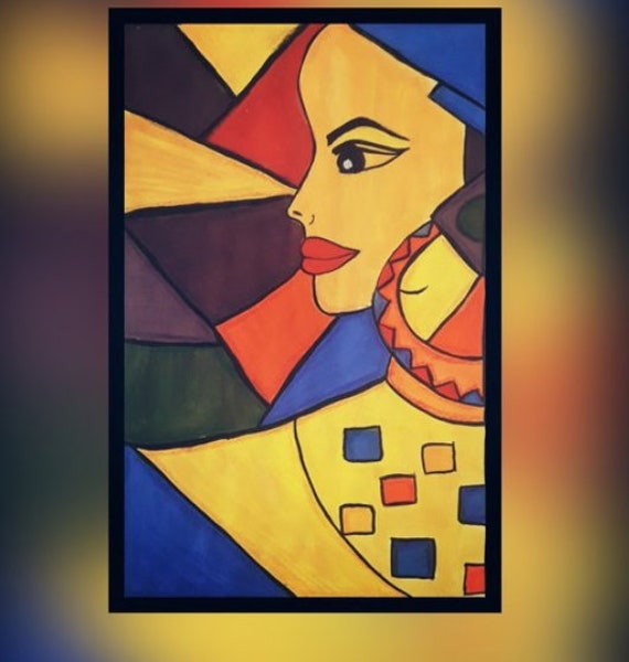 Handmade Drawing 50x50 Hand Make | Etsy