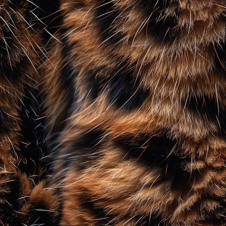 Adorable Kitty Cat Skins Patterns 14 Designs Digital Paper Commercial ...