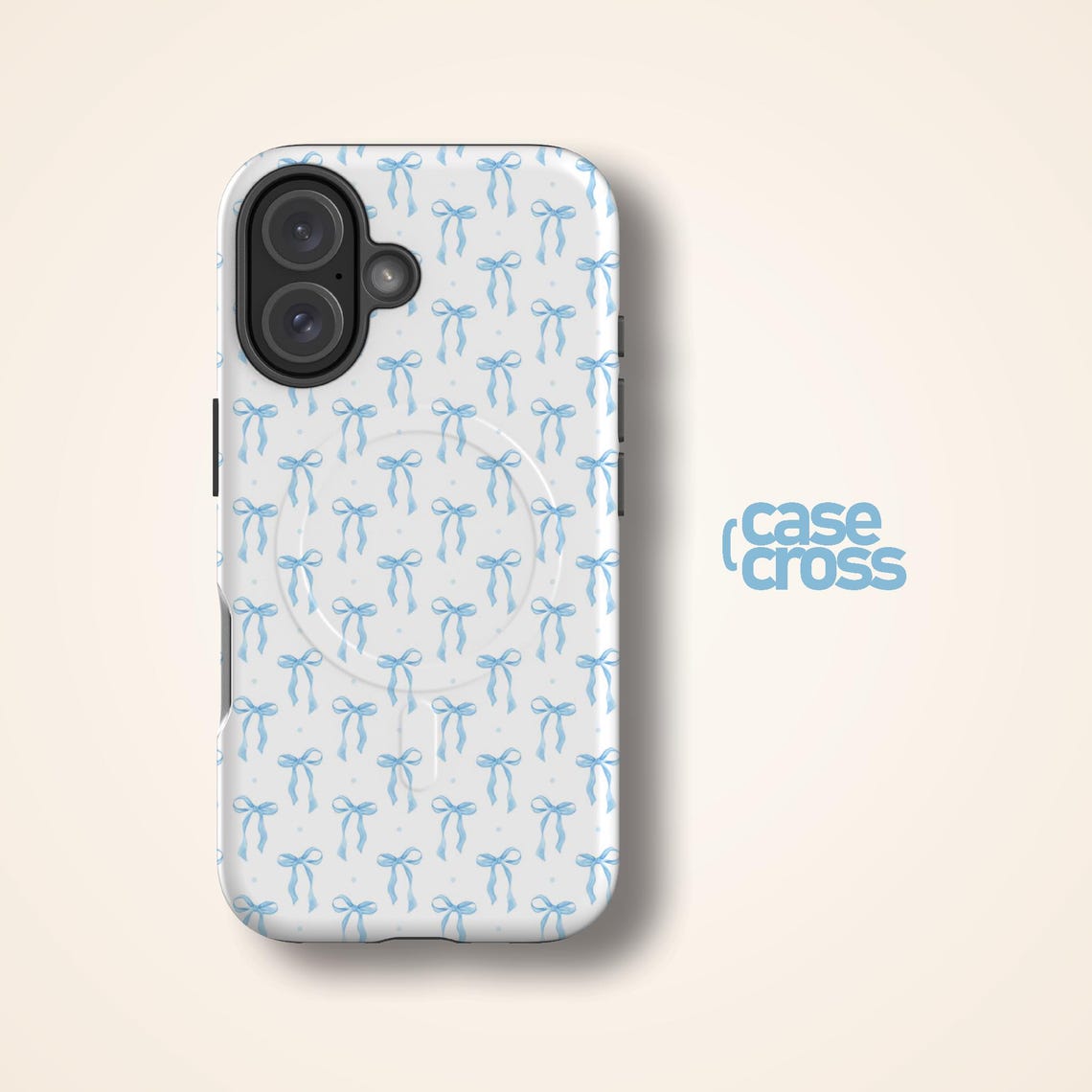 Blue Bows iPhone Case: Coquette Magsafe Compatible - Etsy