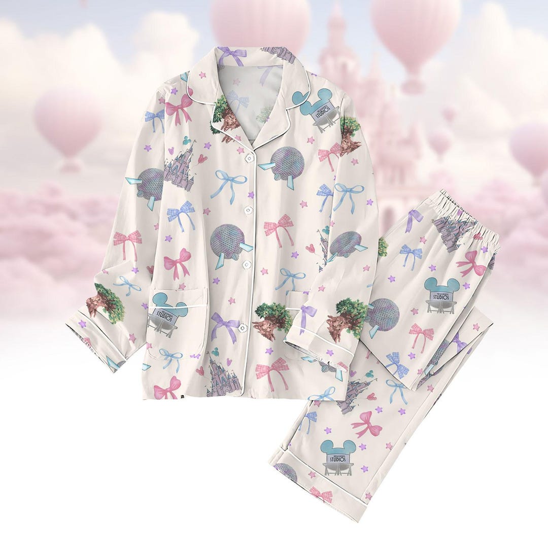 Disney Coquette Pajamas, Mickey Tower Pajamas Pants, Walt Disney World ...