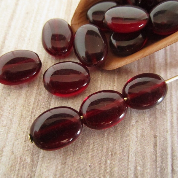 Flat Oval Bead - Etsy