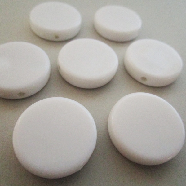 Flat Round Beads - Etsy