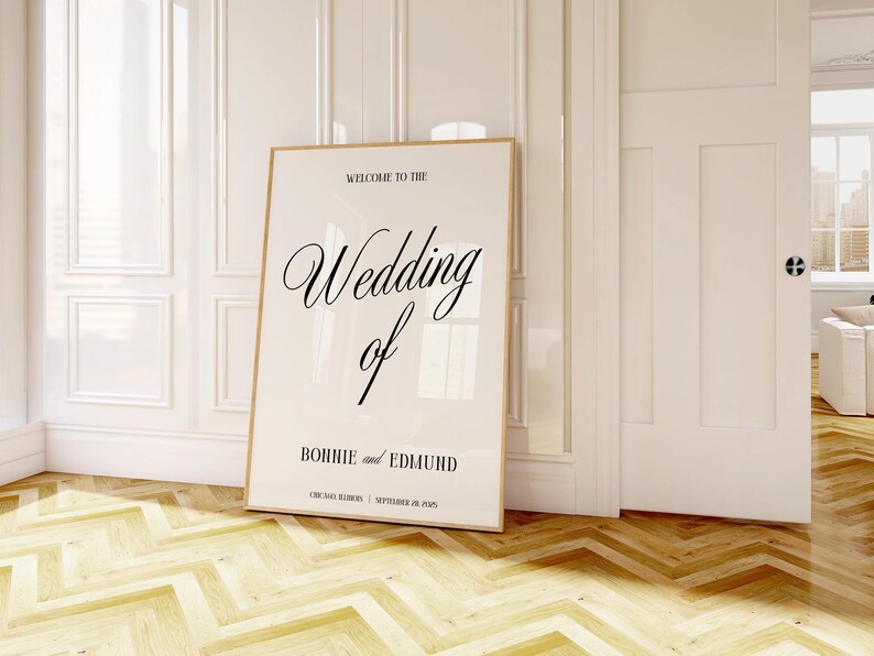 Old Money Aesthetic Welcome Sign Elegant Entrance Sign Editable Canva ...