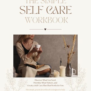 Simple Self-care Workbook - Instant Download - Self-help - New ...