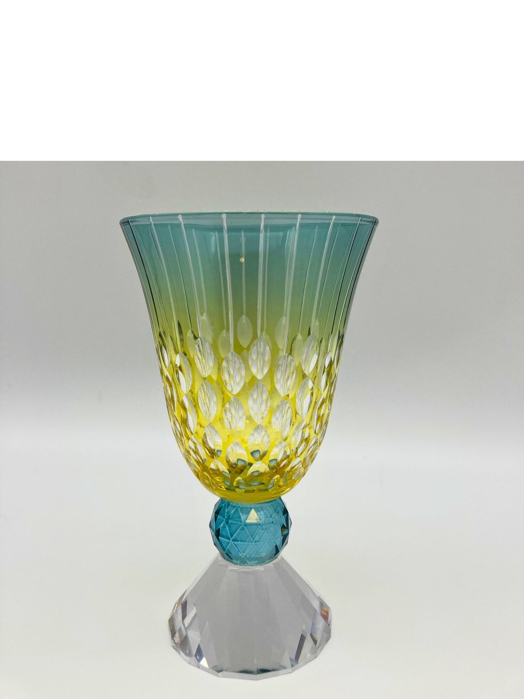 Handmade Crystal Goblet - Etsy