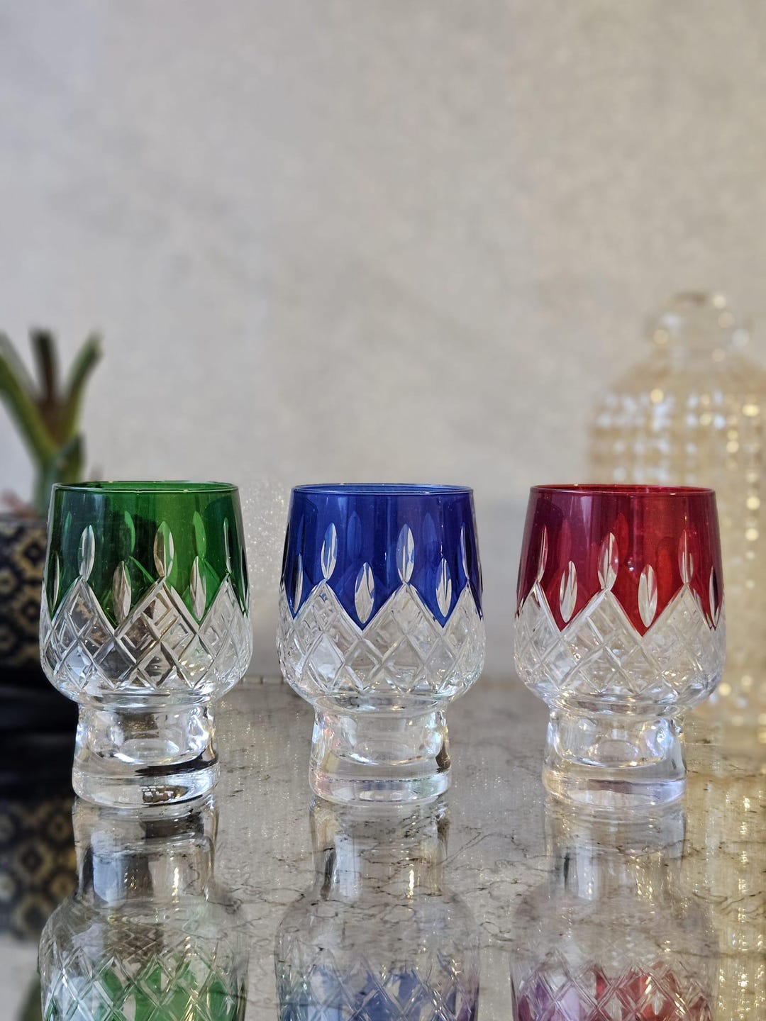 Rona Elegant Crystal Wine Glass, 150ml Capacity, Vintage Stemware for ...
