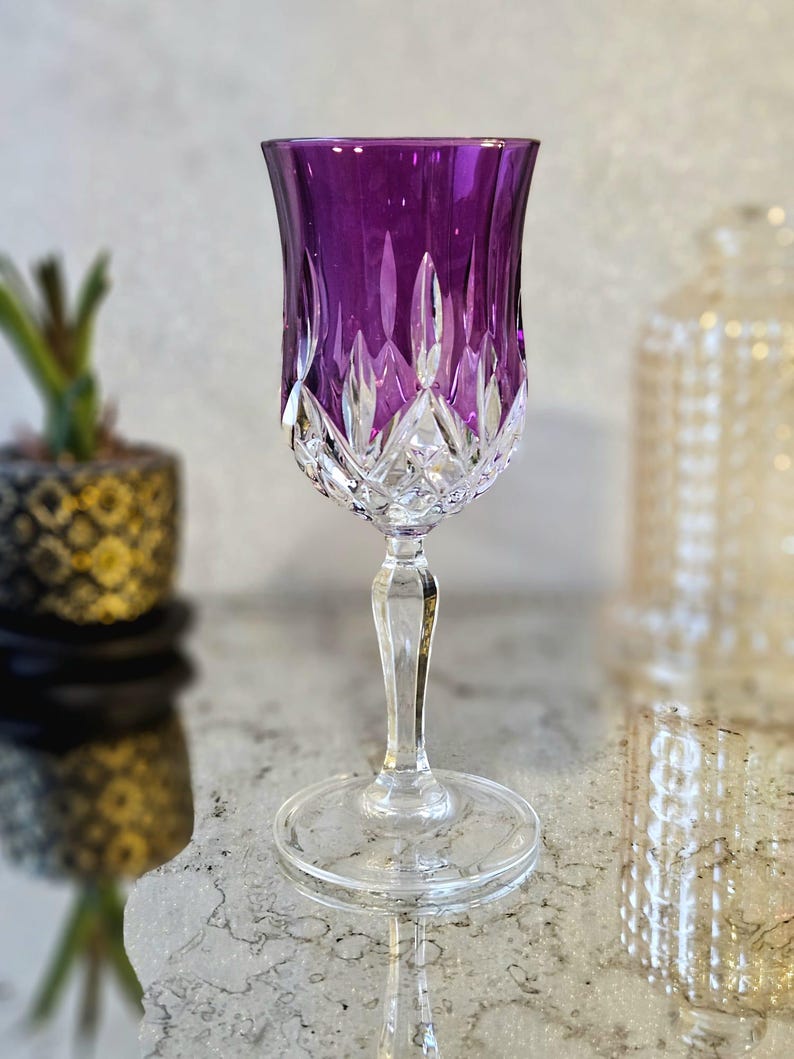 Italian RCR Crystal Wine Glass, Colorful Stemware, 160ml - Etsy