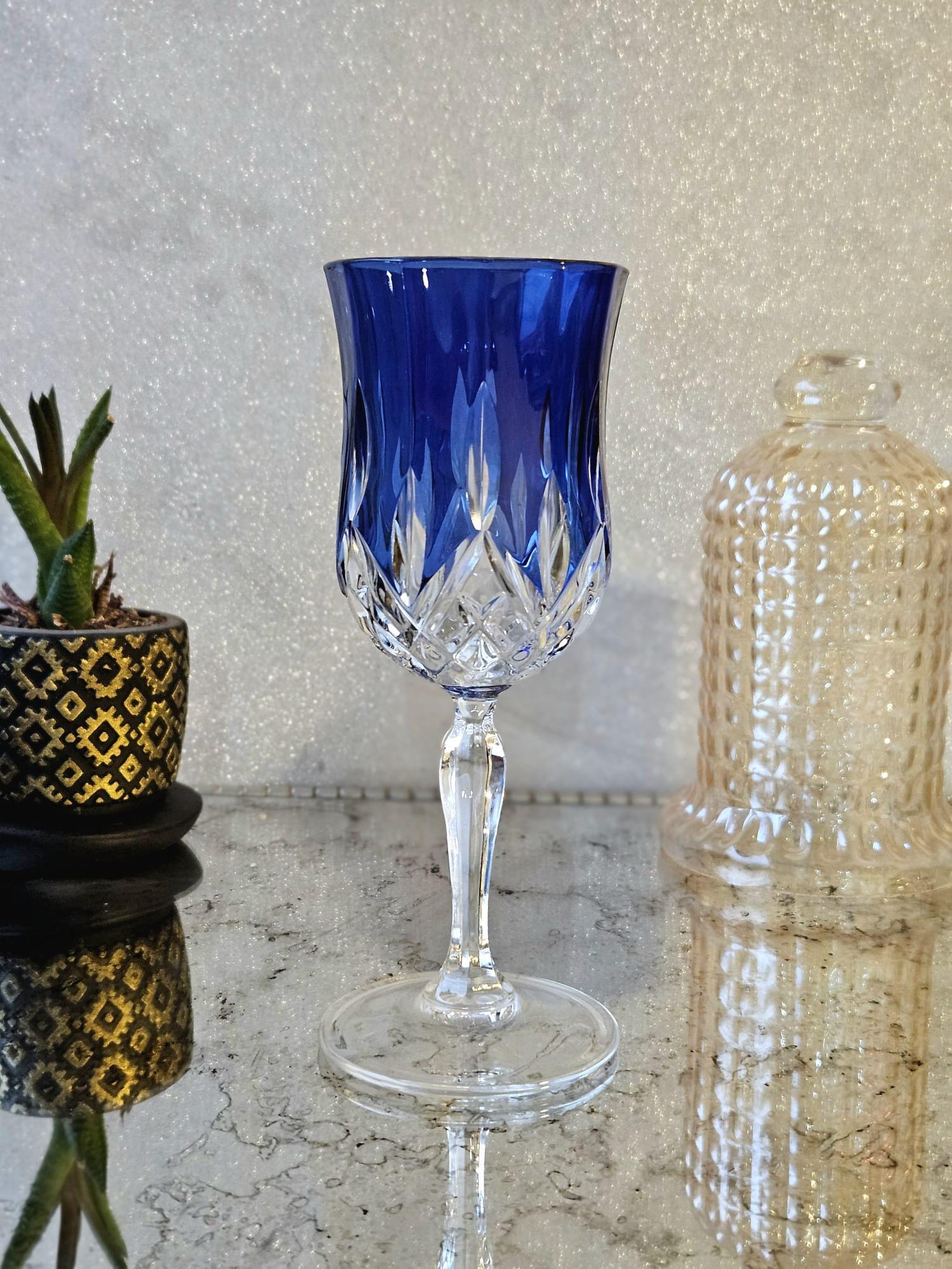 Italian RCR Crystal Wine Glass, Colorful Stemware, 160ml - Etsy