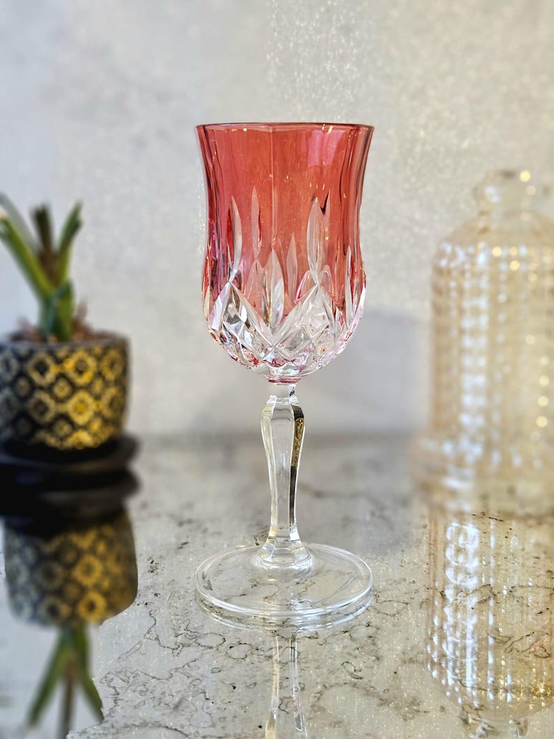 Italian RCR Crystal Wine Glass, Colorful Stemware, 160ml - Etsy