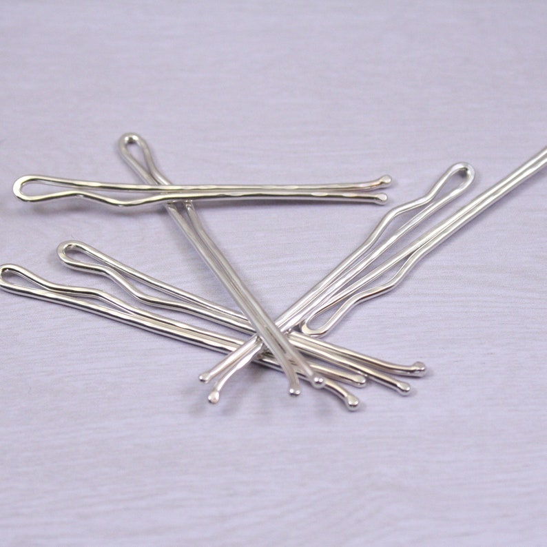 Pair of Sterling Silver Bobby Pins | Etsy