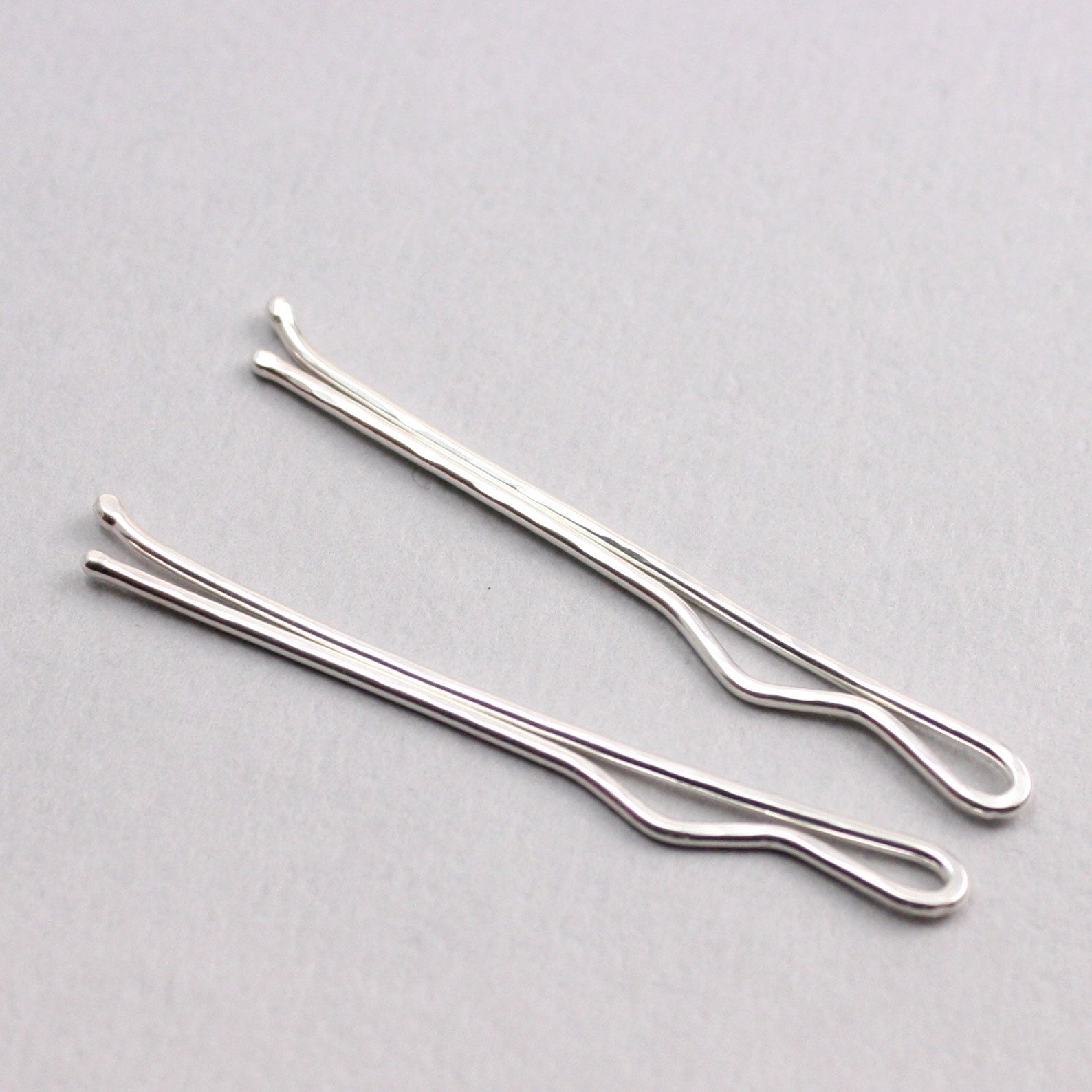 Pair of Sterling Silver Bobby Pins | Etsy