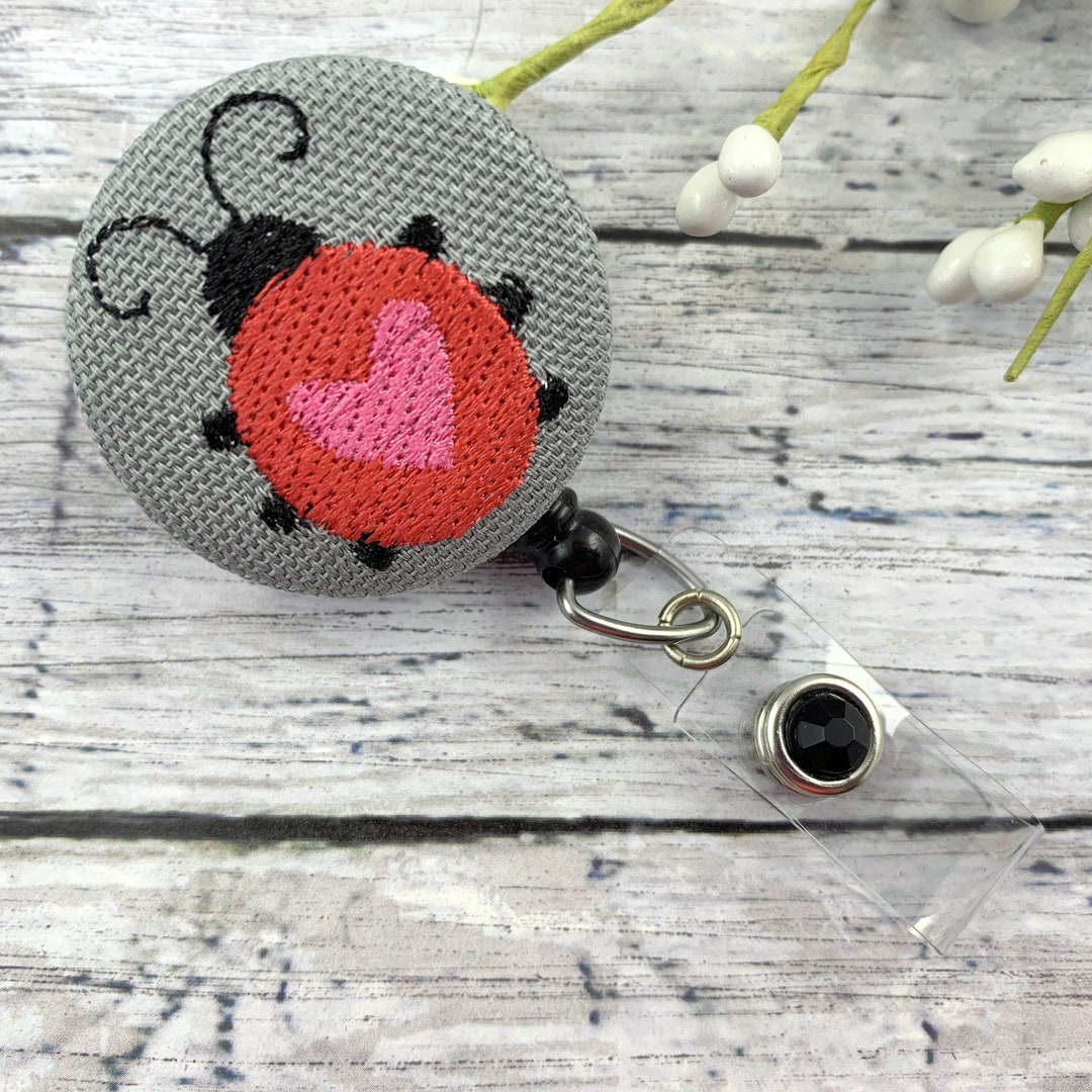 Cute Badge Reel Ladybug RN Badge Reel Cute Badge Holder - Etsy.de