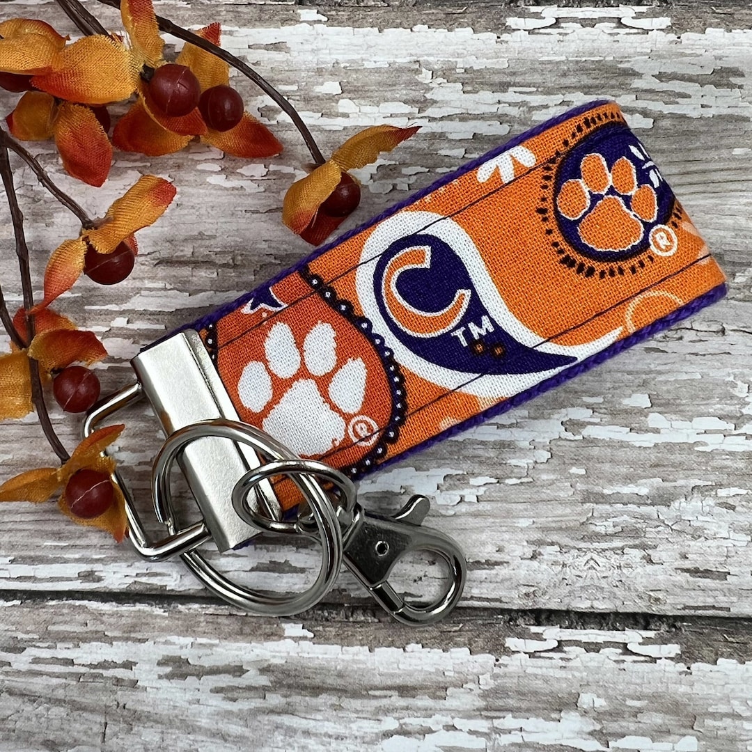 Clemson Keychain, Approved Crafter License Holder, Clemson University ...