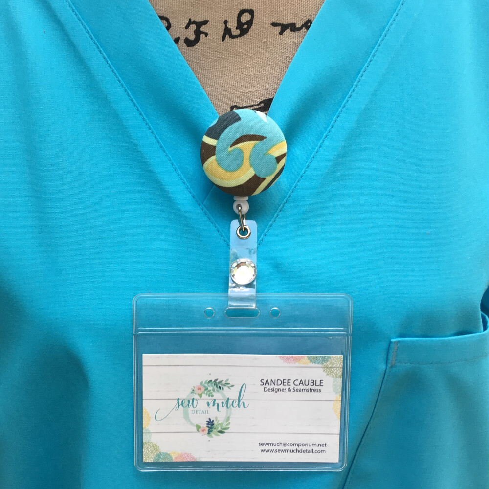 Unique Badge Reel Cute Badge Reel Abstract Print Modern | Etsy