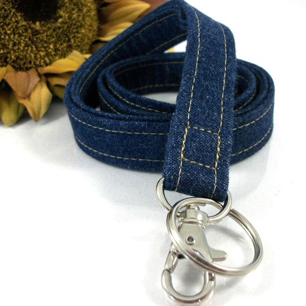 Denim Keychain - Etsy