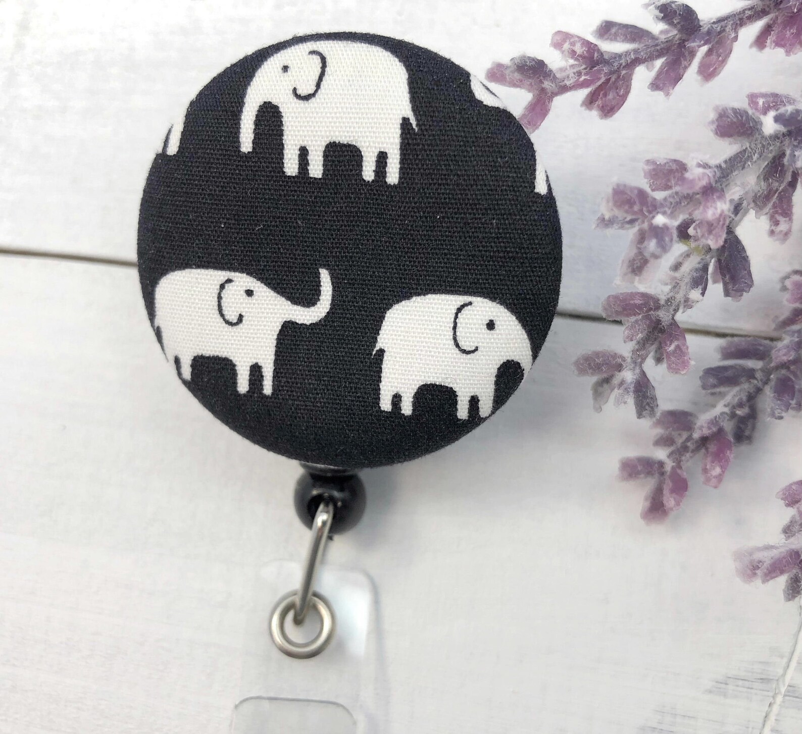 Cute Badge Reel Elephant Badge Reel Nurse Badge Reel - Etsy