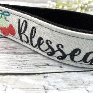 Blessed Wristlet Keychain, Wrist Keychain for Her, Key Fob Wristlet ...