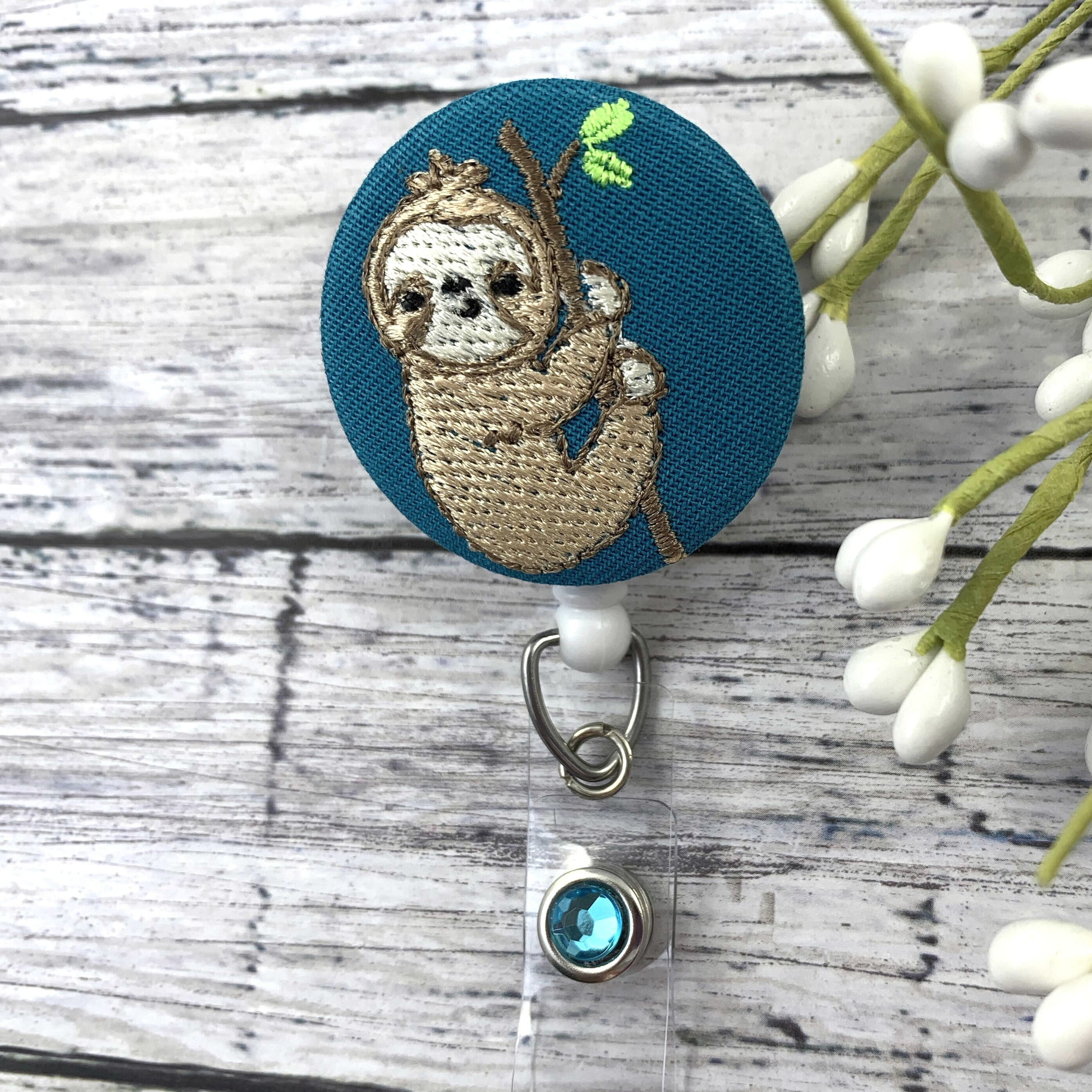 Cute Badge Reel Sloth RN Badge Reel Badge Reel Cute | Etsy