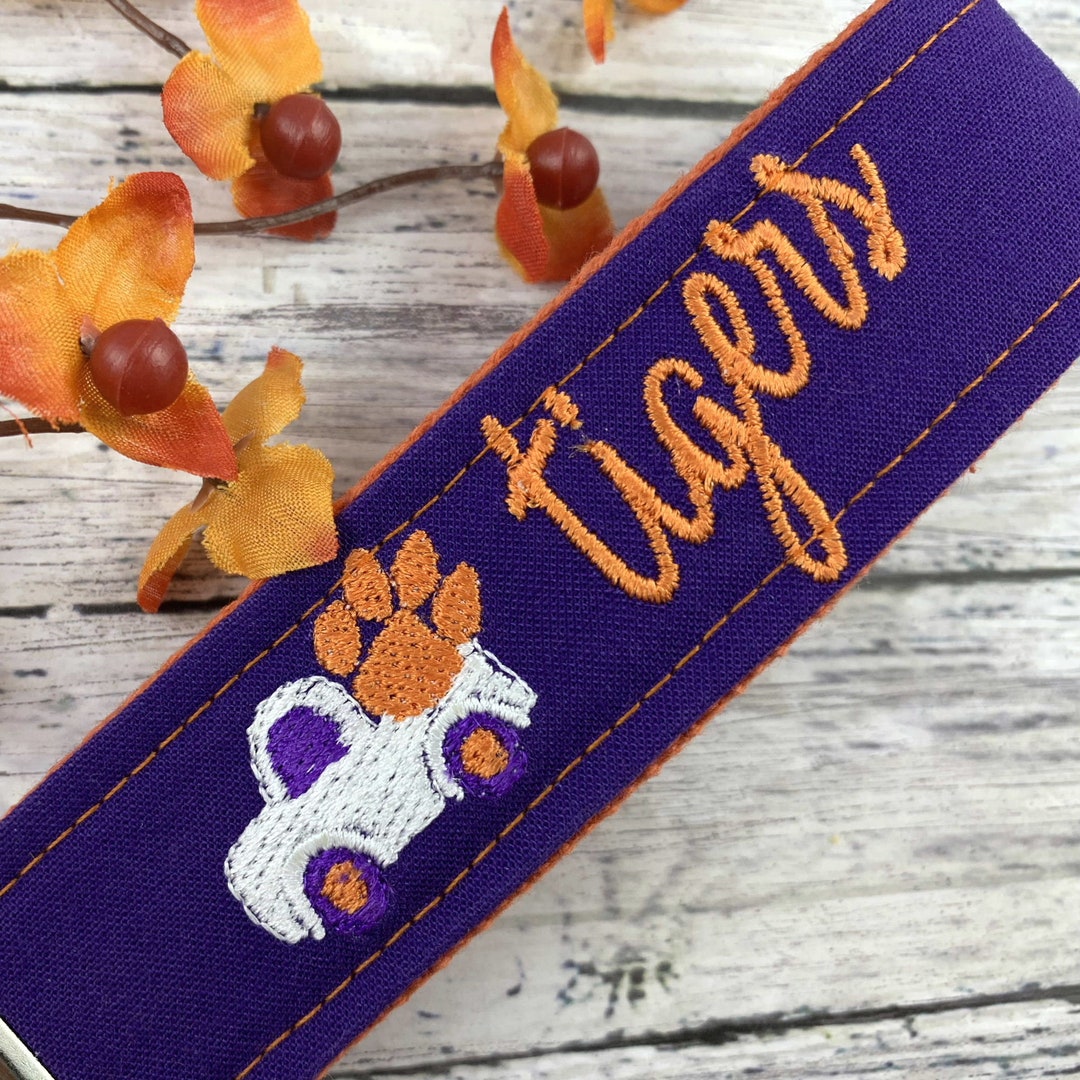 Clemson Wristlet Keychain, Approved Crafter License Holder, College ...