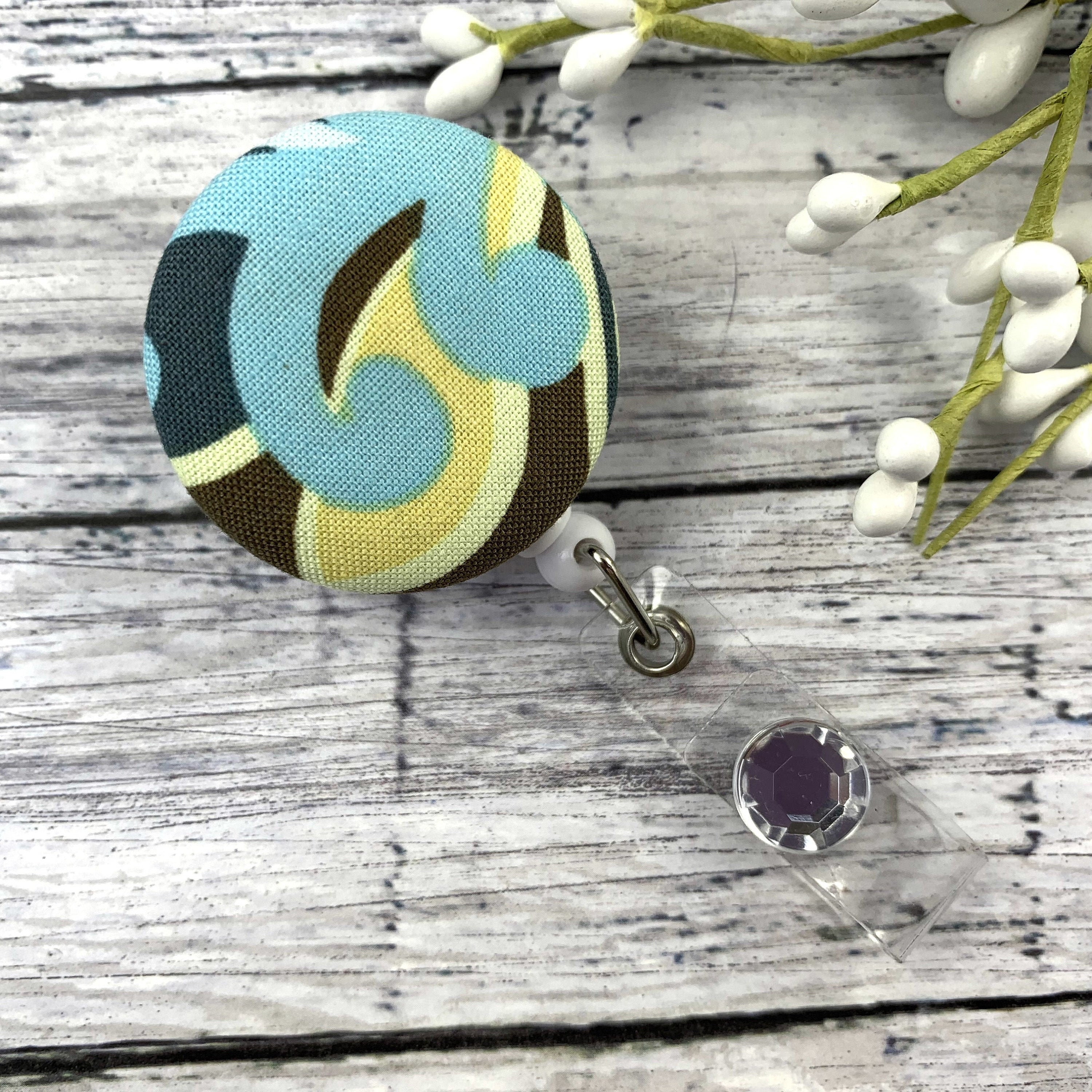 Unique Badge Reel Cute Badge Reel Abstract Print Modern | Etsy