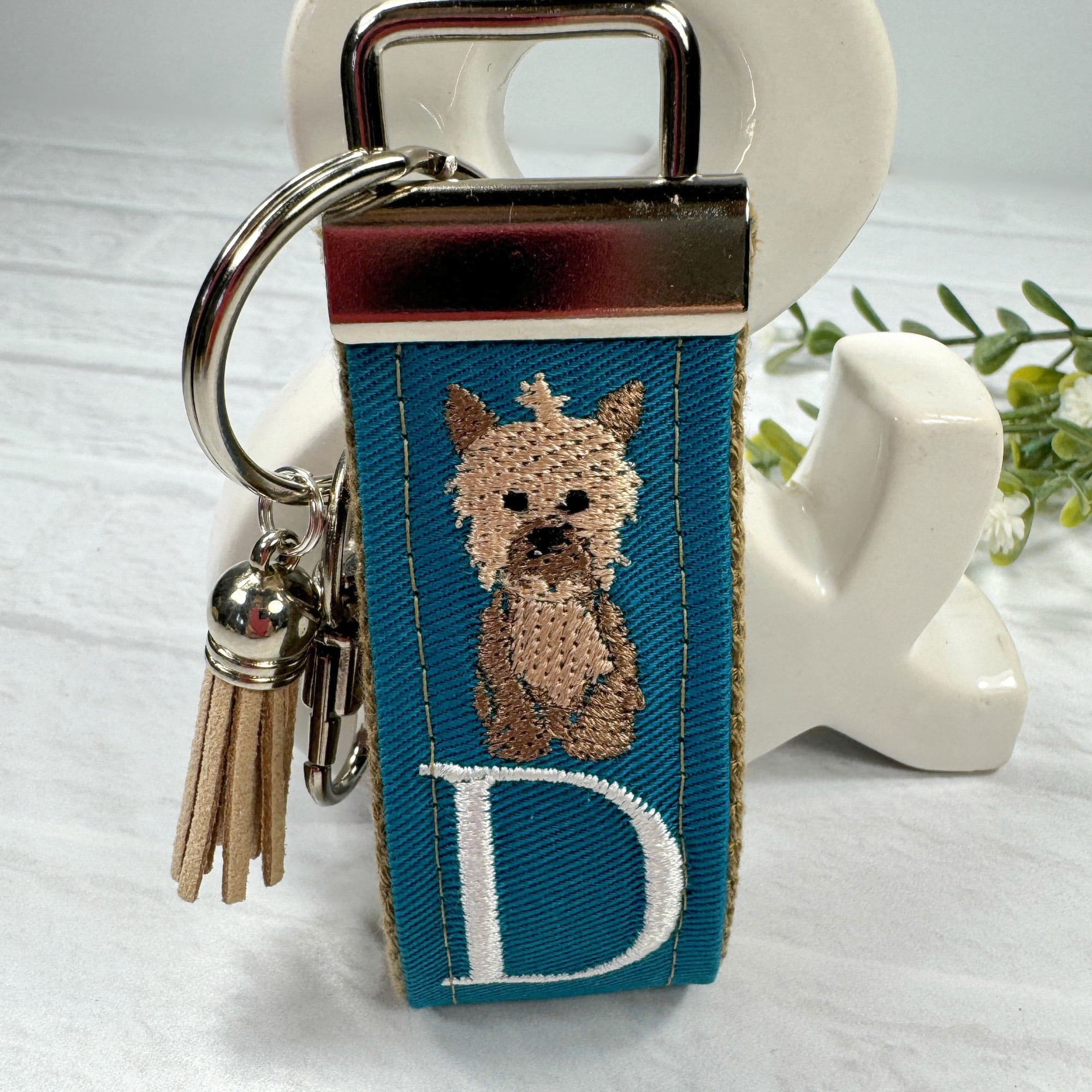 Handmade Yorkie Keychain, Yorkie Mom, Yorkie Gifts, Pet Keychain, Dog ...