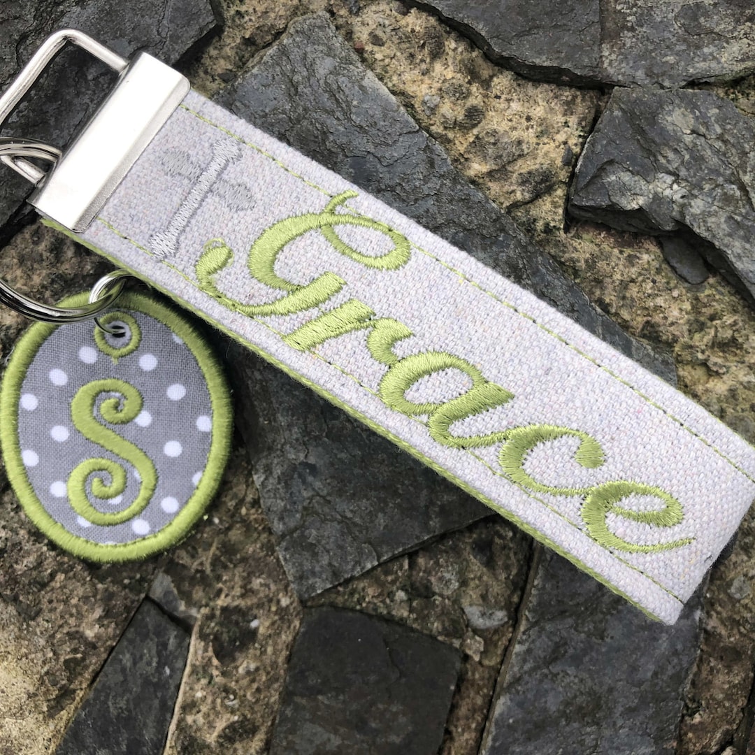 Grace Wristlet Keychain, Wrist Keychain for Her, Key Fob Wristlet ...
