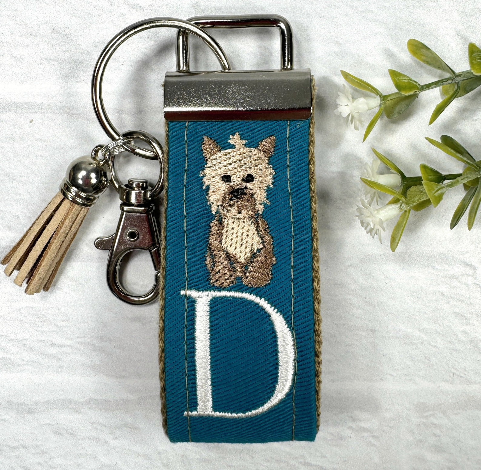 Handmade Yorkie Keychain, Yorkie Mom, Yorkie Gifts, Pet Keychain, Dog ...