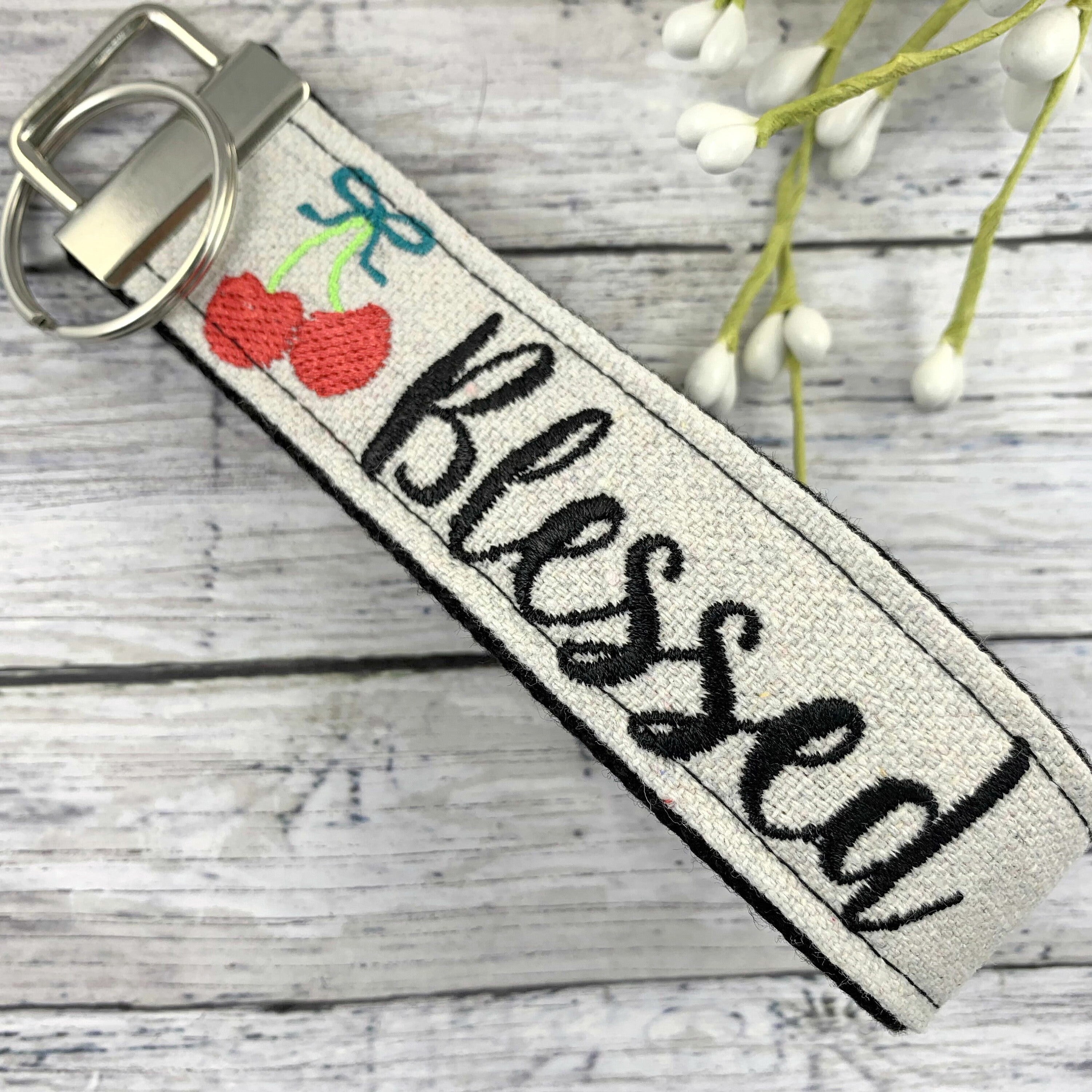 Blessed Wristlet Keychain Wrist Keychain for Her Key fob | Etsy