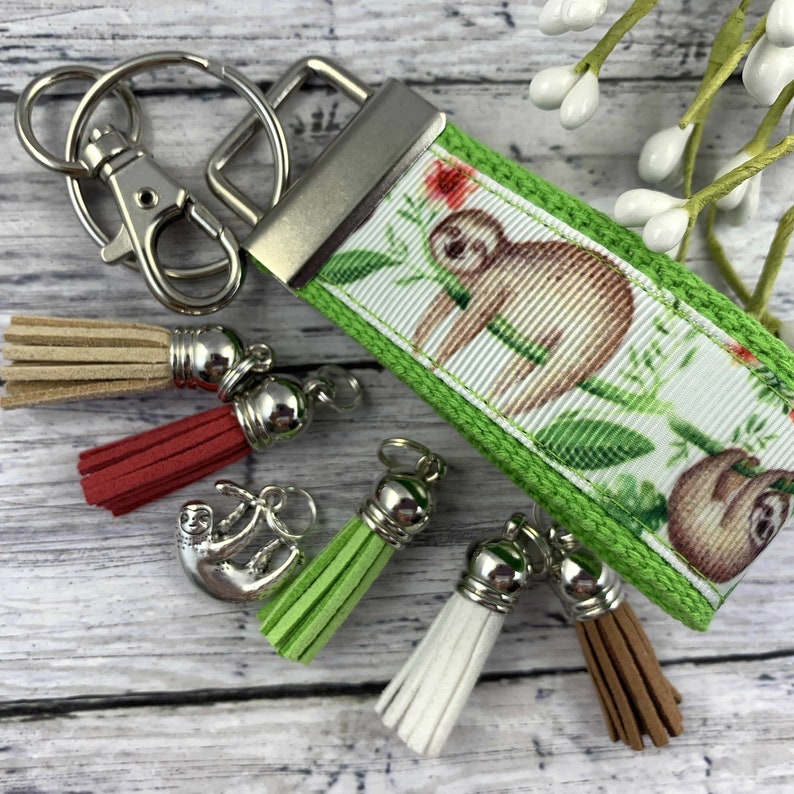 Handmade Sloth Keychain Sloth Gifts Popular Right Now Sloth - Etsy