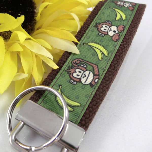 Monkey Keychain - Etsy