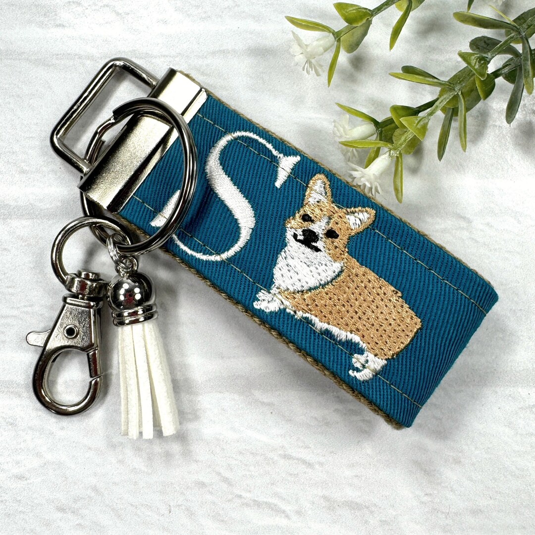 Handmade Corgi Keychain, Corgi Mom, Corgi Gifts, Pet Keychain, Corgi ...