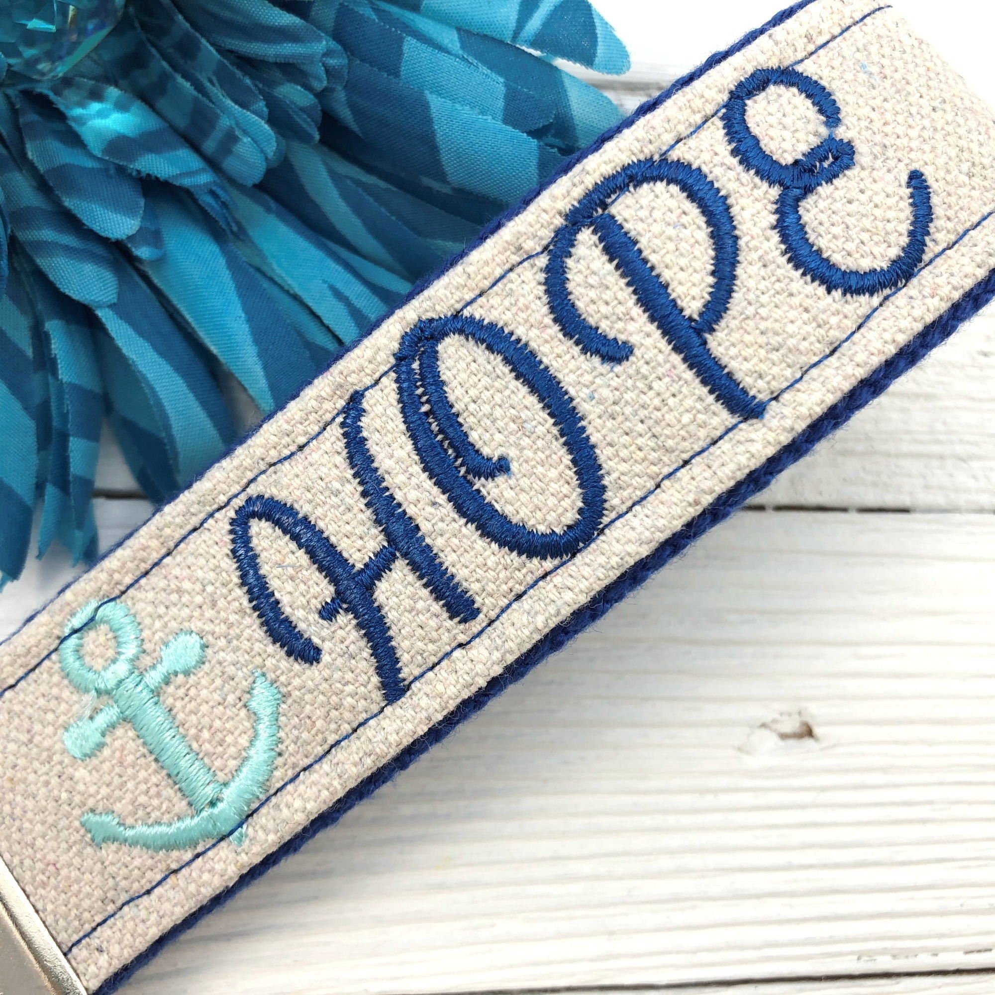 Hope Anchor Wristlet Keychain, Wrist Keychain for Her, Key Fob Wristlet ...