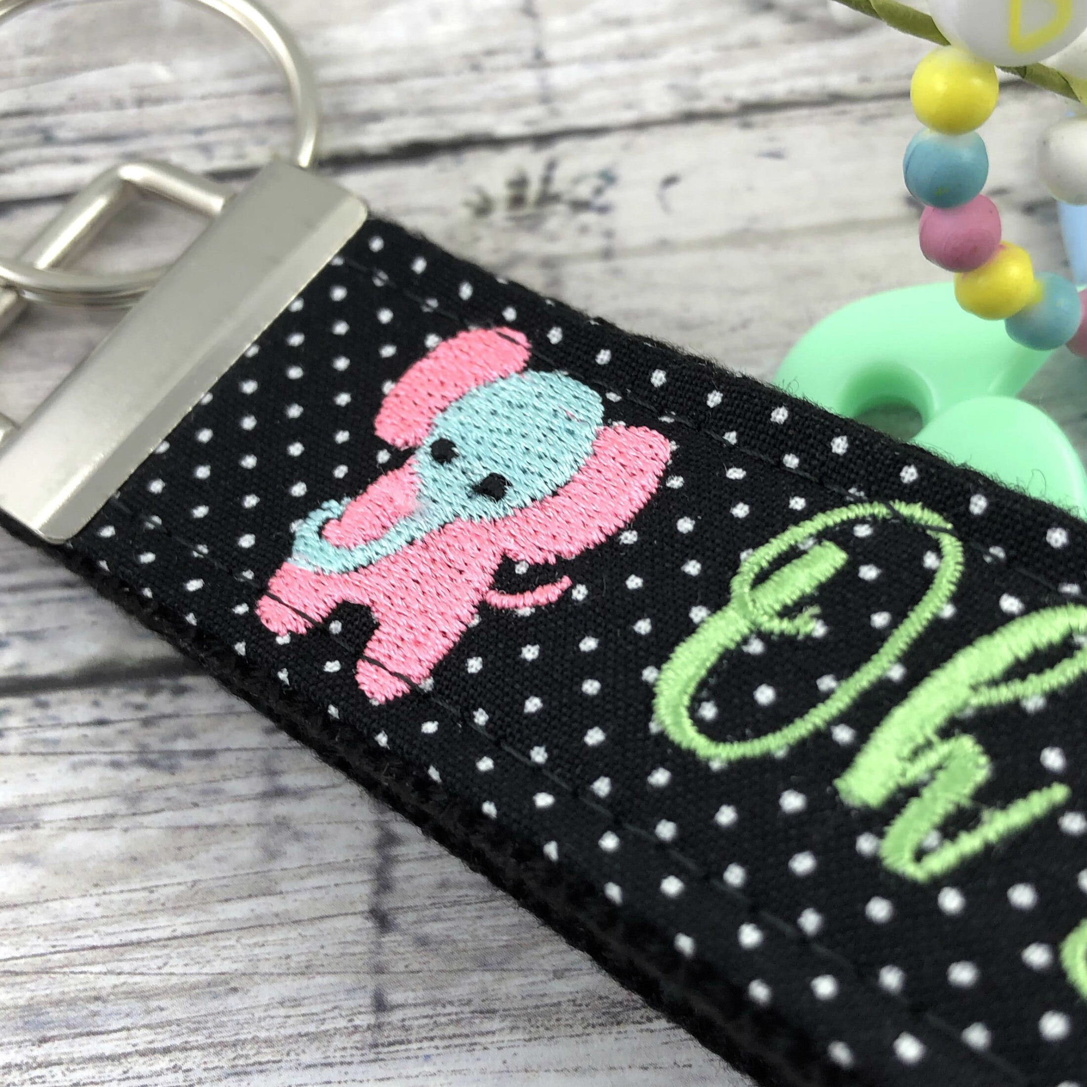 Expecting Mom Gift, Handmade Keychain Wristlet, New Mom Gift, Baby ...