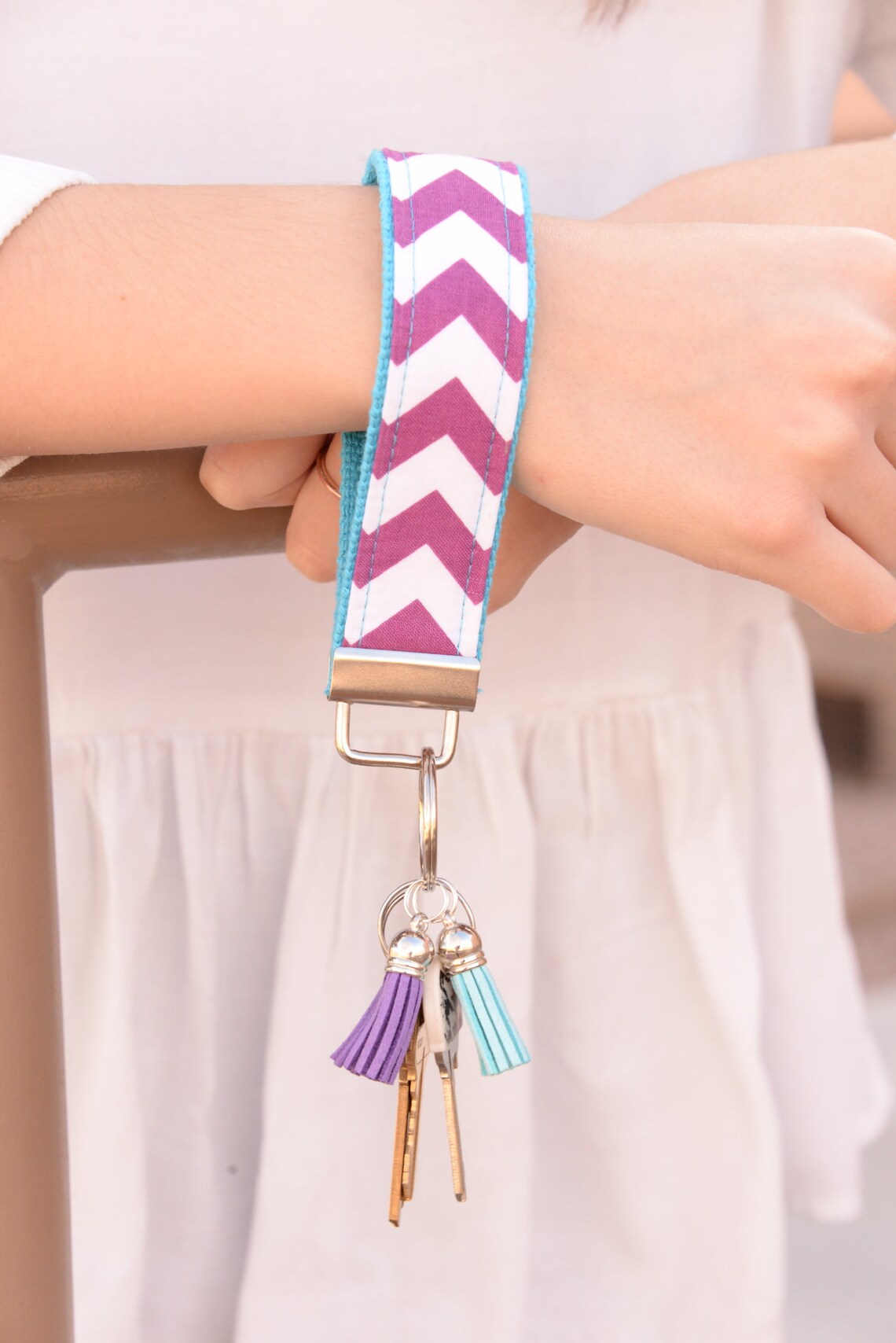 Hope Anchor Wristlet Keychain Wrist Keychain for Her Key Fob - Etsy