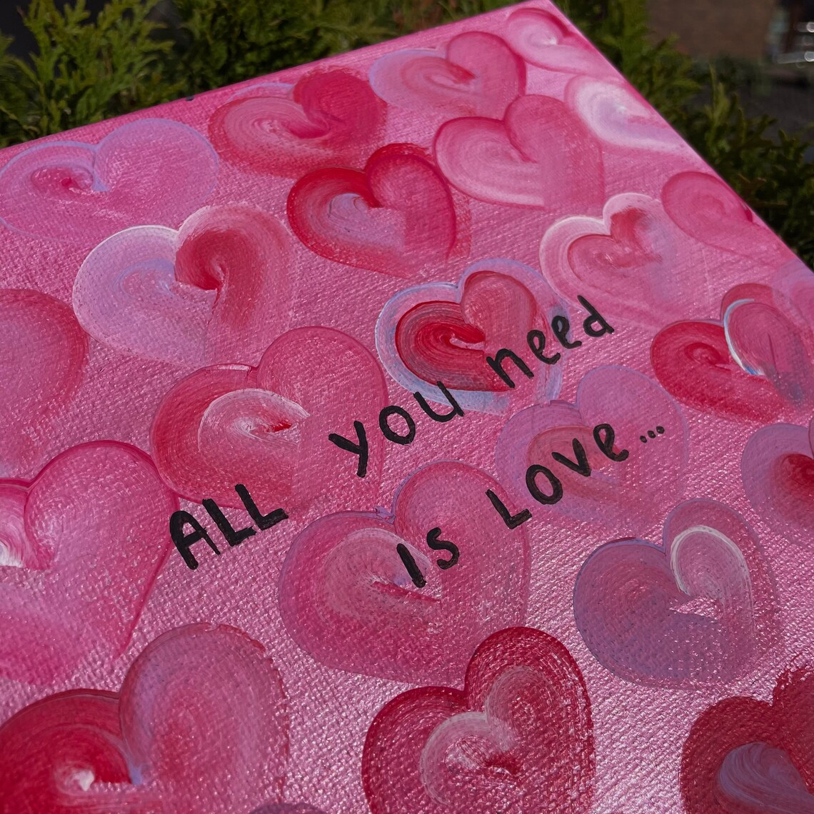 Custom Text Positive Affirmation Acrylic Art, Personalized Words for ...