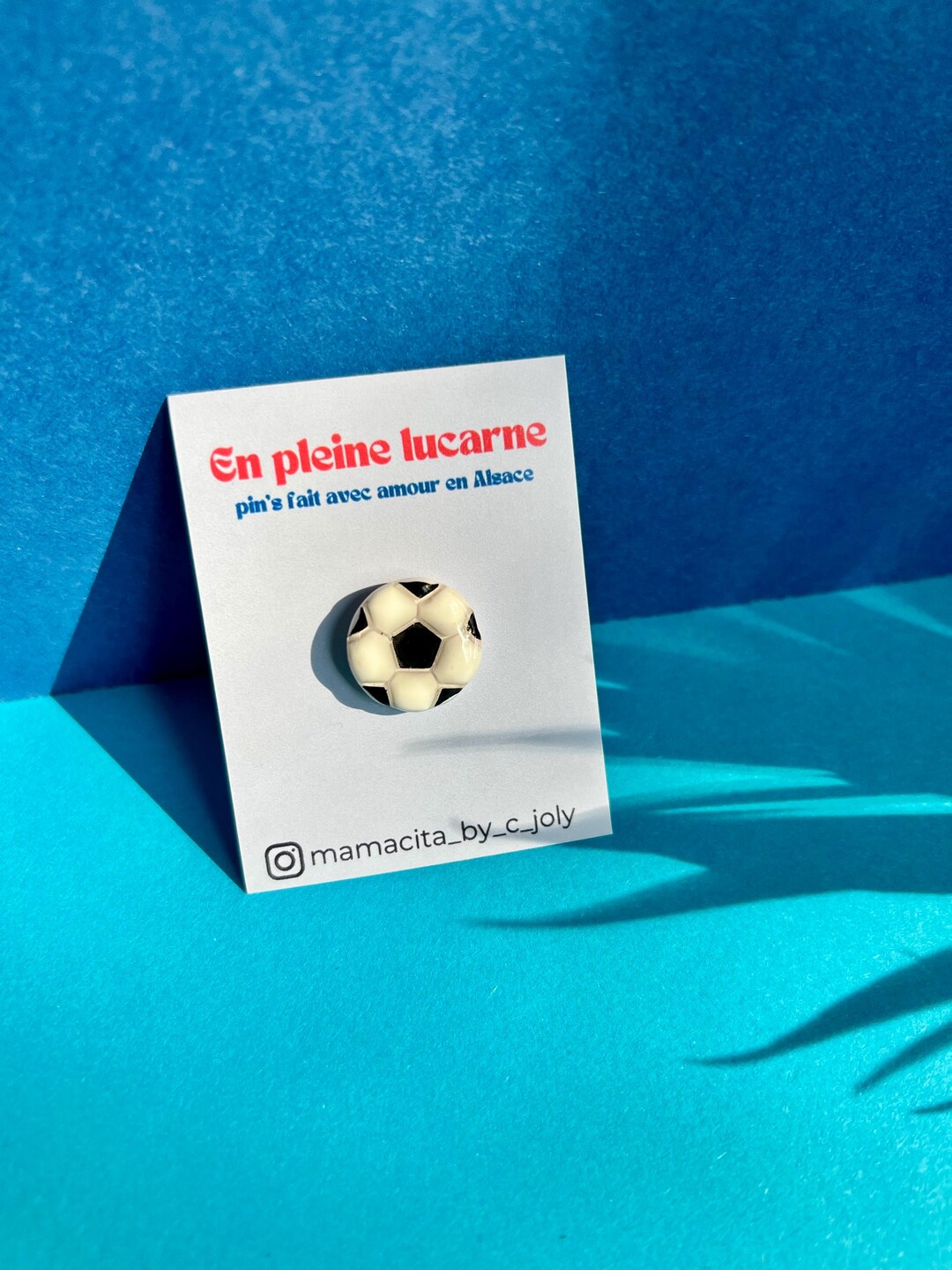 "in the Top Corner" Soccer Ball Pin - Etsy