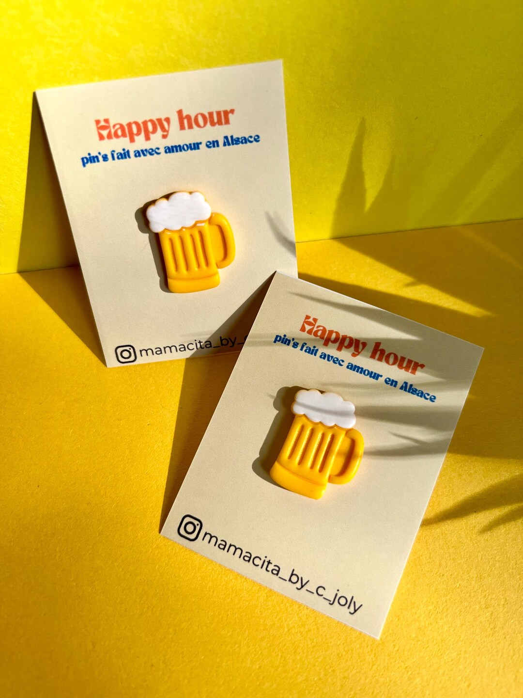 "happy Hour" Beer Mug Pin - Etsy